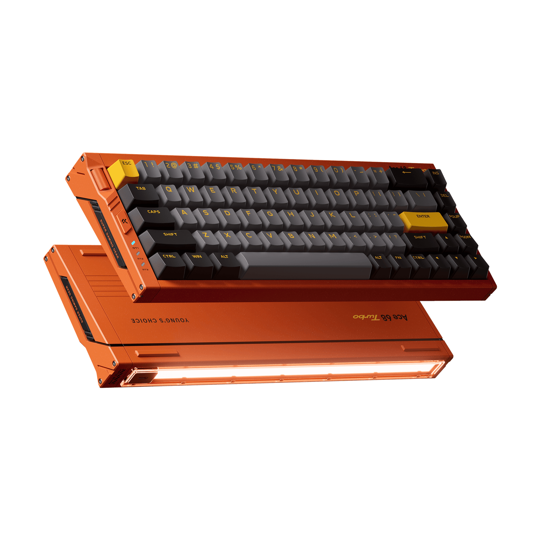 MCHOSE Ace 68 Turbo 16K Full-aluminum Esports Wired Hall Effect Keyboa